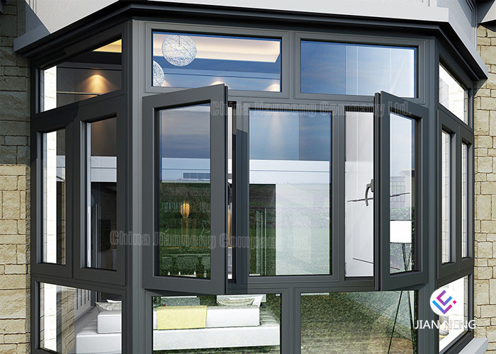 Pulver-Beschichtung gestaltet Aluminium-Windows und Türen mit Moskito ...